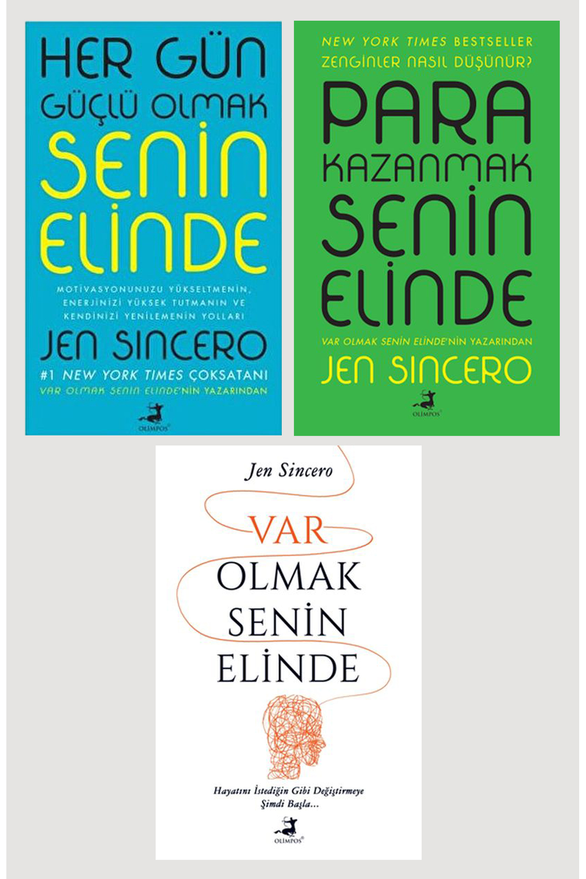 Olimpos Yayınları Jen Sincero Seti 3 Kitap (Her Gün Güçlü Olmak - Para ...