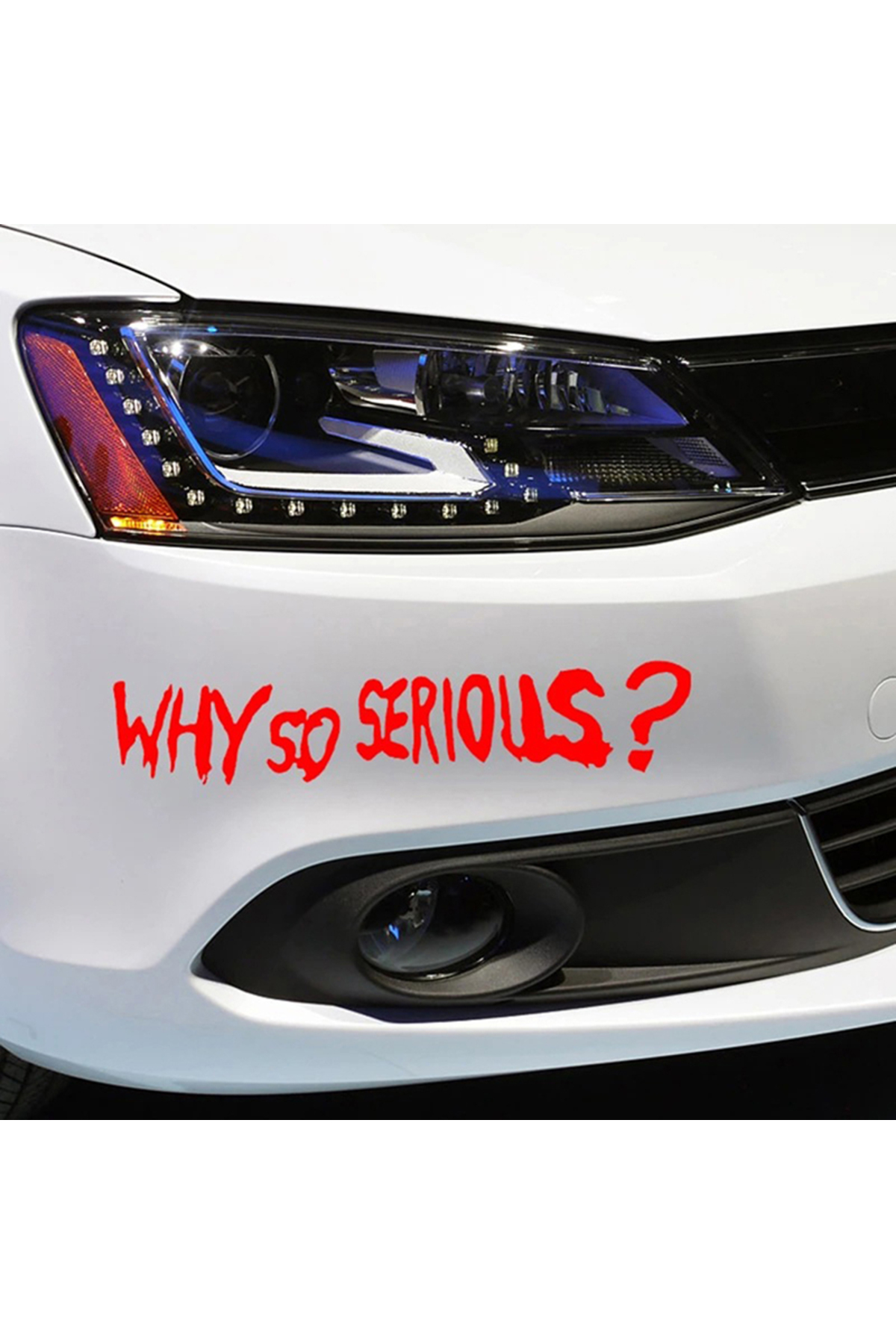 BENİMSER REKLAM Why So Serious Sticker Motor, Helmet, Laptop, Car ...