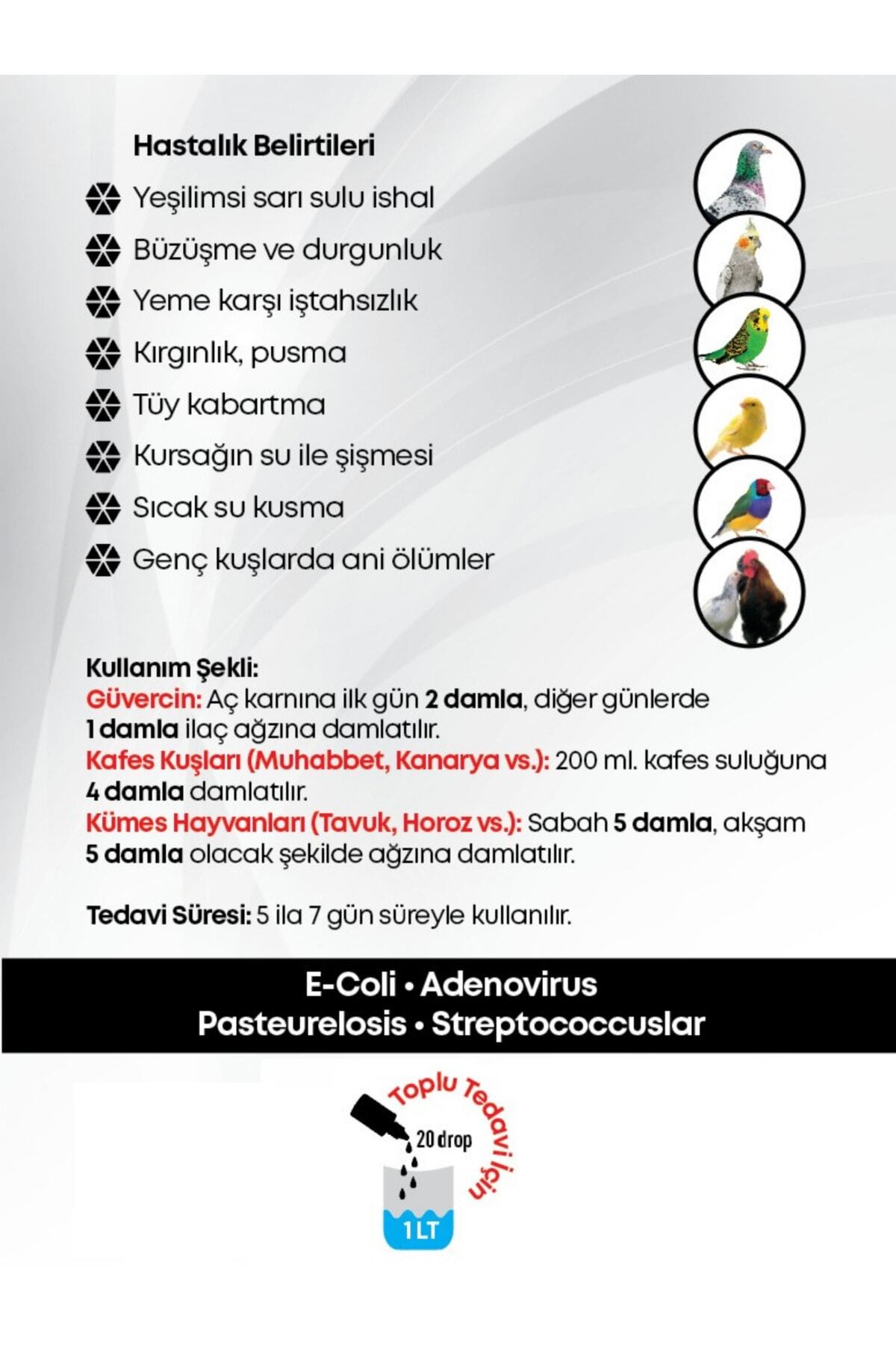 MALATYAYEM Dr. Adeno Coli Damla 10 ml Sulu İshal-Büzüşme-Durgunluk-Tüy ...