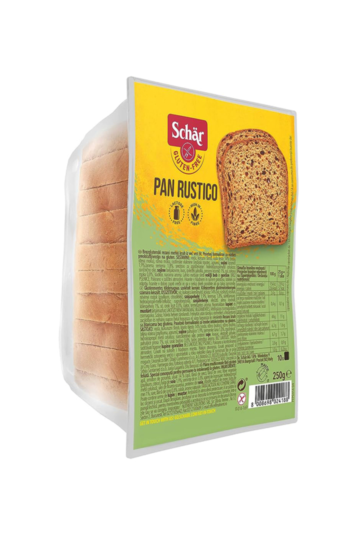 Schar Glutensiz Pan Rustico Lifli Ekmek 250 Gram - Fiyatı, Yorumları