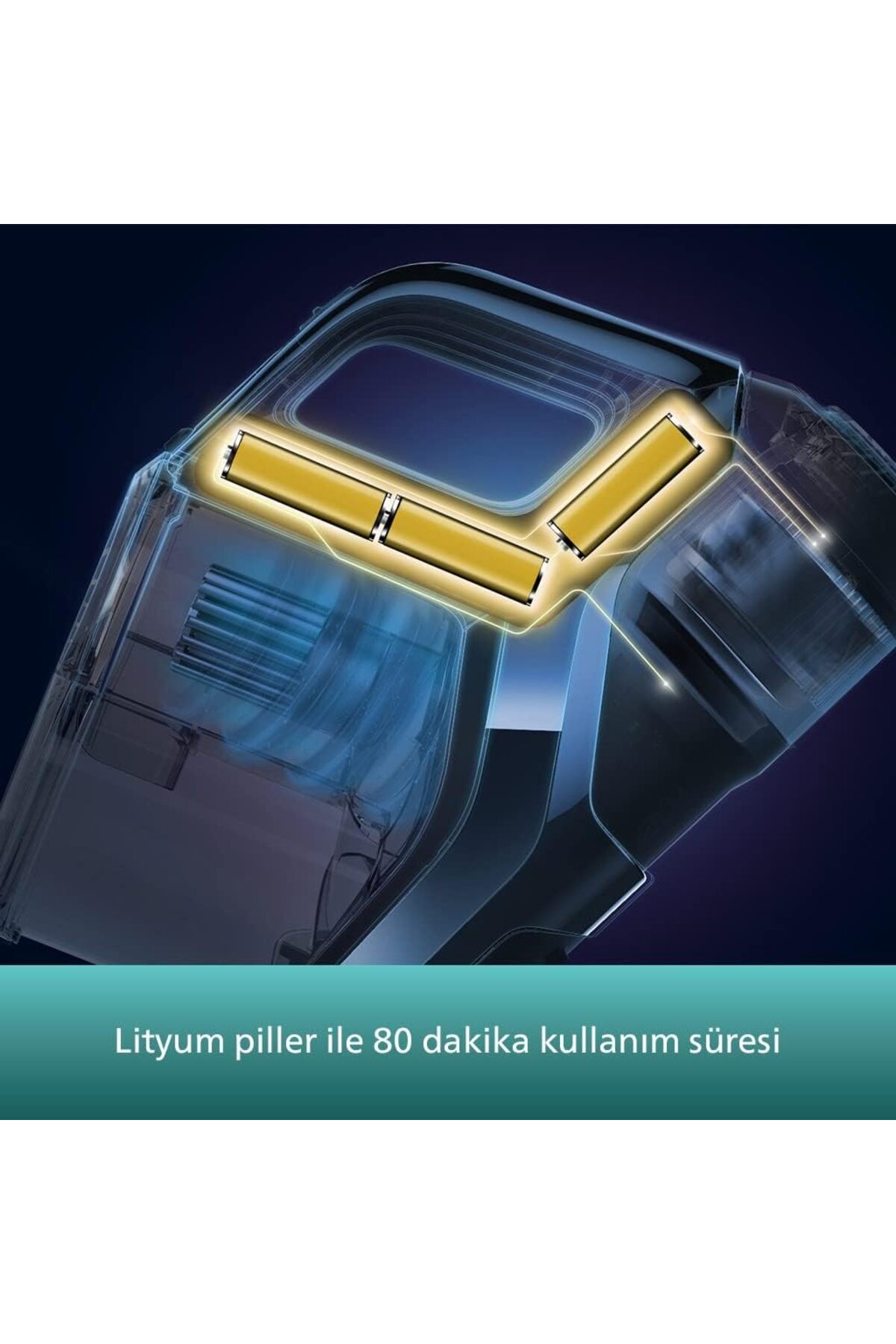 Philips Aqua Elite Plus 25.2 V Islak Kuru Şarjlı Dikey Süpürge, Turbo ...