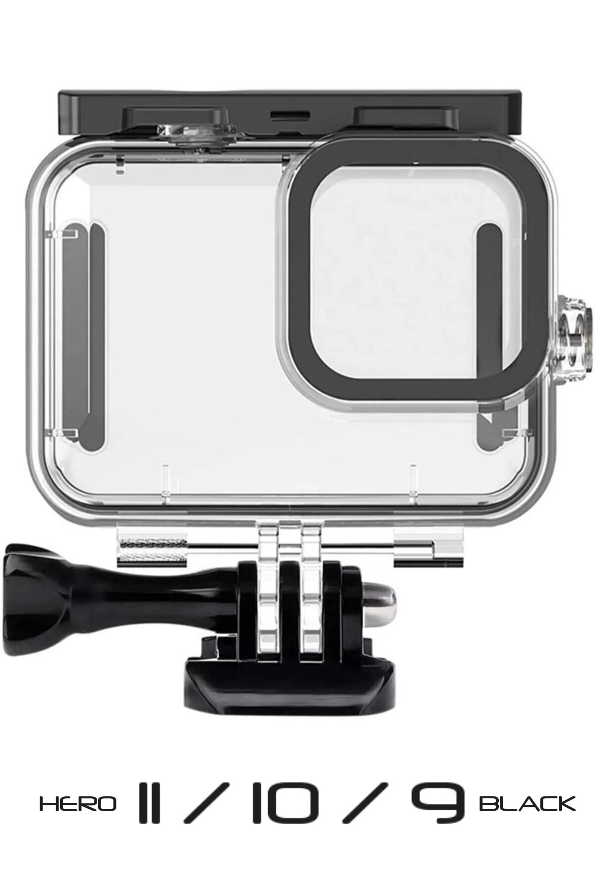 fimtech Gopro Hero 9 / 10 / 11 Black Uyumlu 40m Su Geçirmez Kap Housing ...
