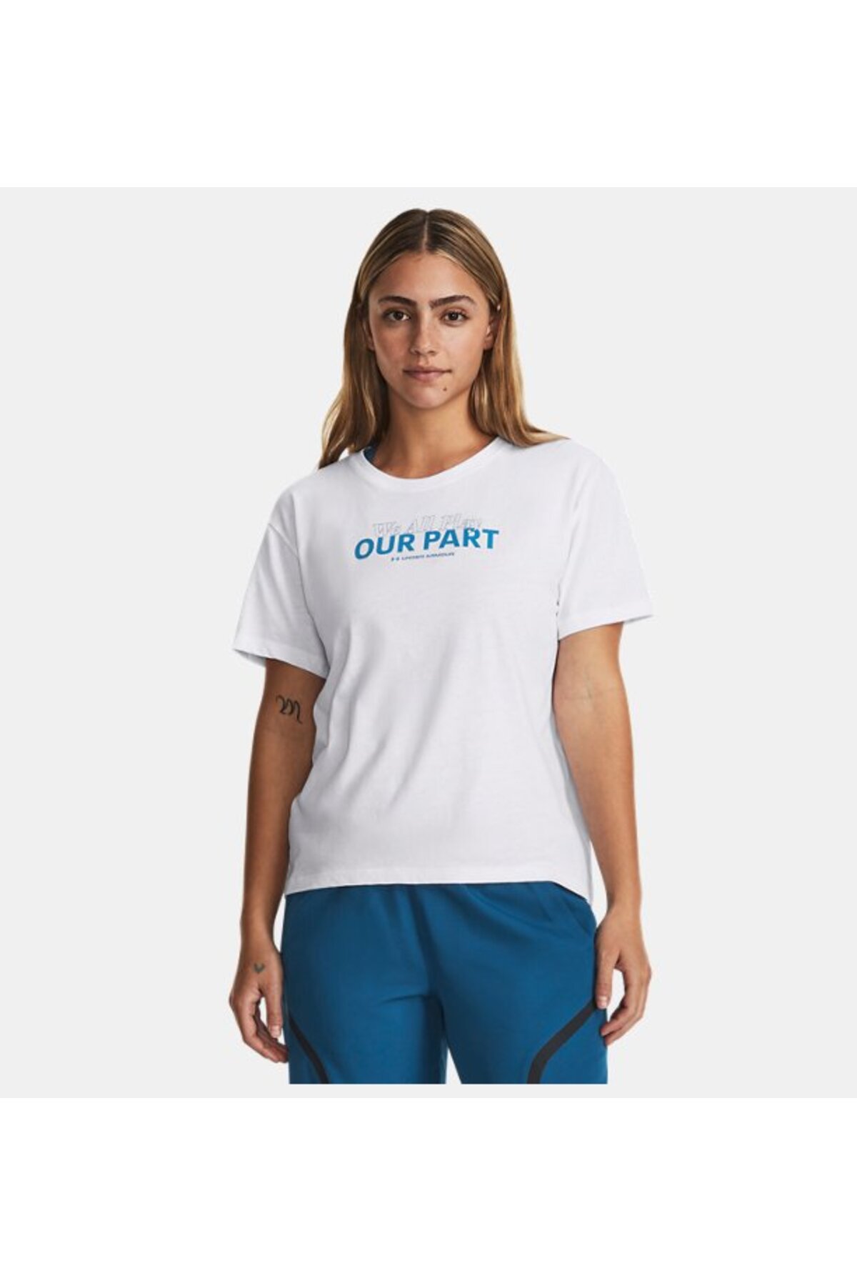 Under Armour Kadın UA We All Play Kısa Kollu 1379397-100 Fiyatı ...