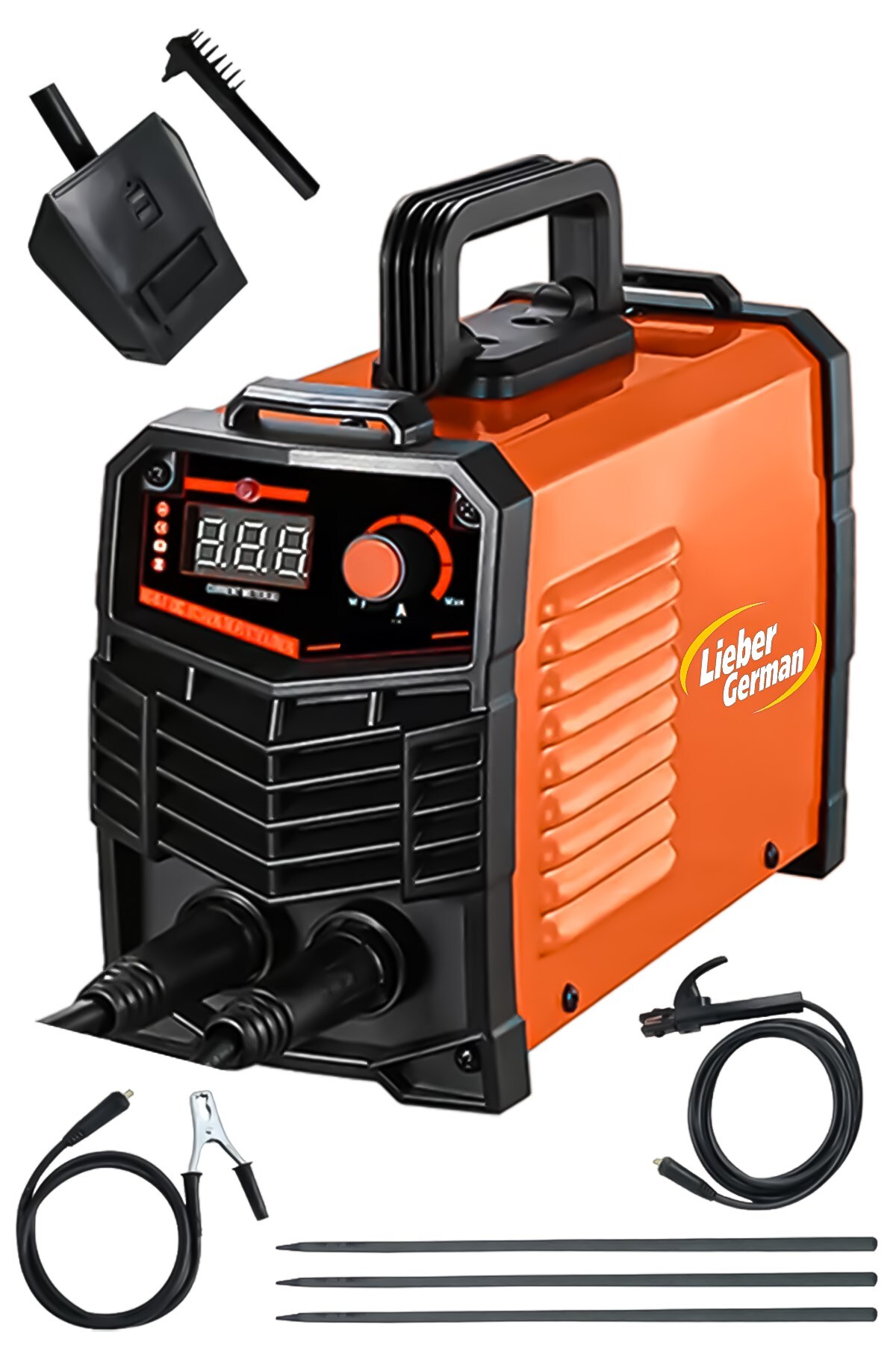 Lieber German L25 Bakır Sargılı 200 Amper Dijital Gösterge Çift Kartlı ...