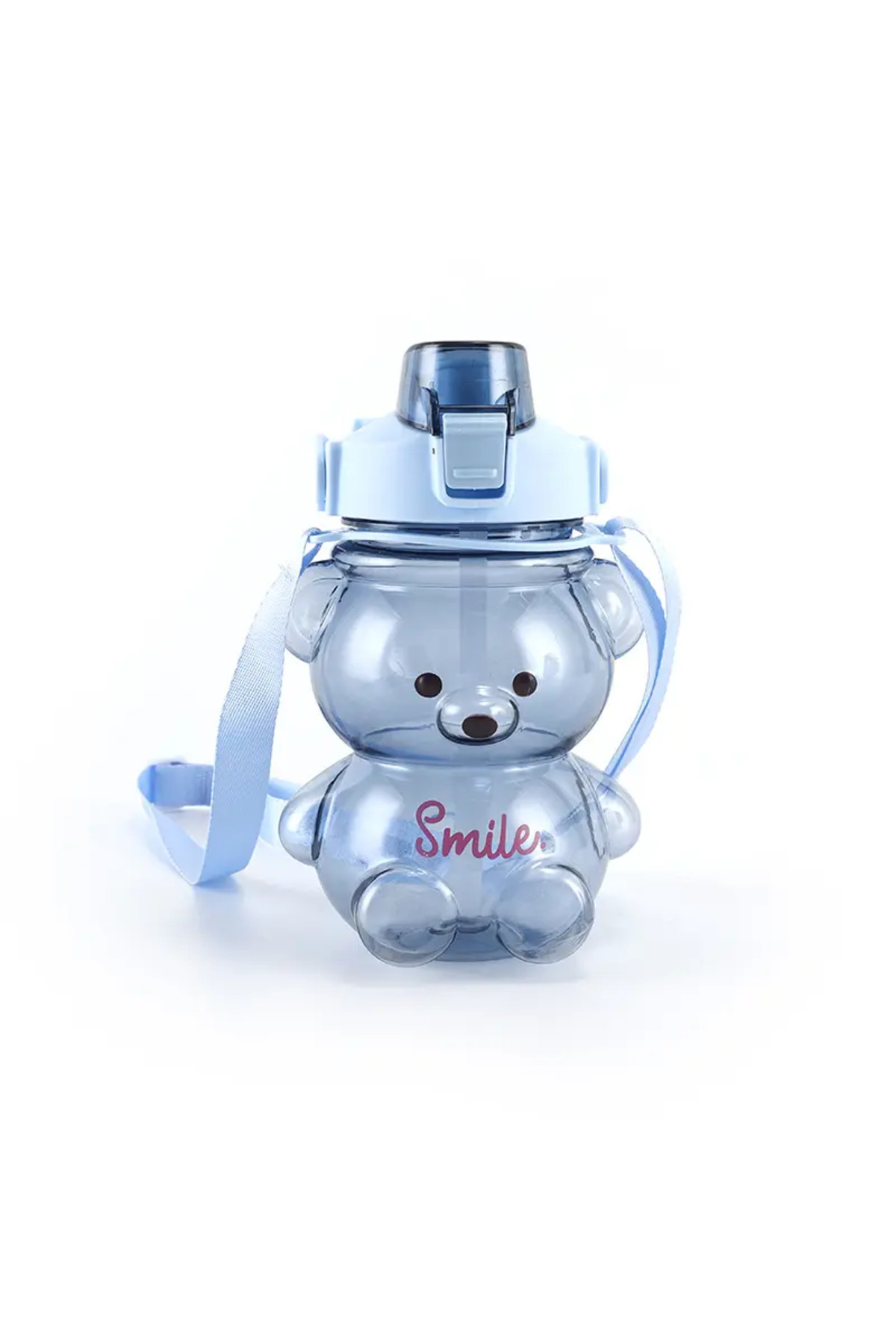 FETHİYE TOPTAN Smile Ayıcık Model Su Matarası Su Şişesi Suluk 1000 ML ...