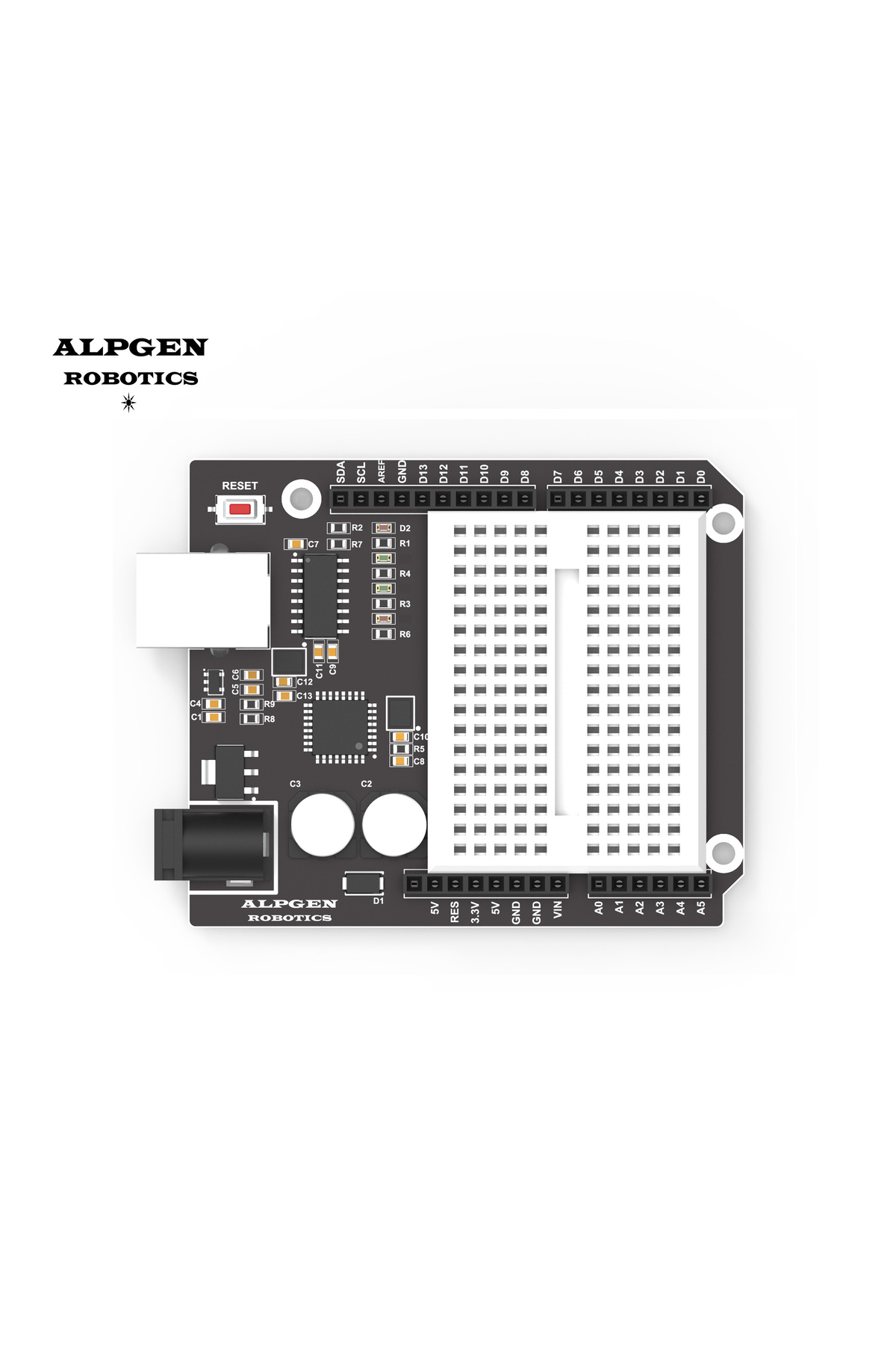 Arduino Uno Breadboard Robotik Kodlama Geliştirme Kartı Atmega328p-au ...