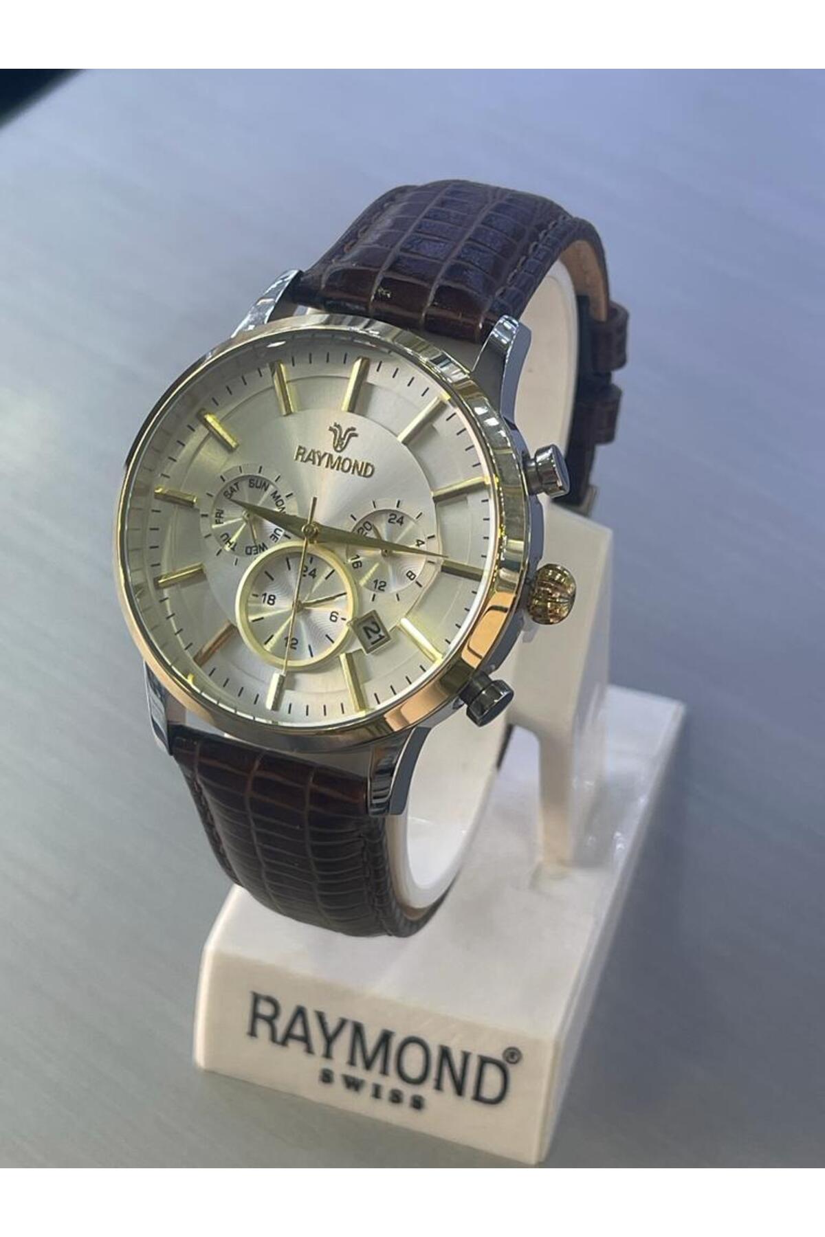 Raymond Timsah Desenli Deri Erkek Kol Saati Fiyatı, Yorumları - Trendyol