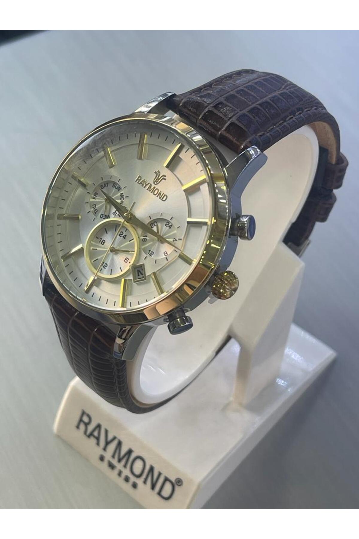 Raymond Timsah Desenli Deri Erkek Kol Saati Fiyatı, Yorumları - Trendyol