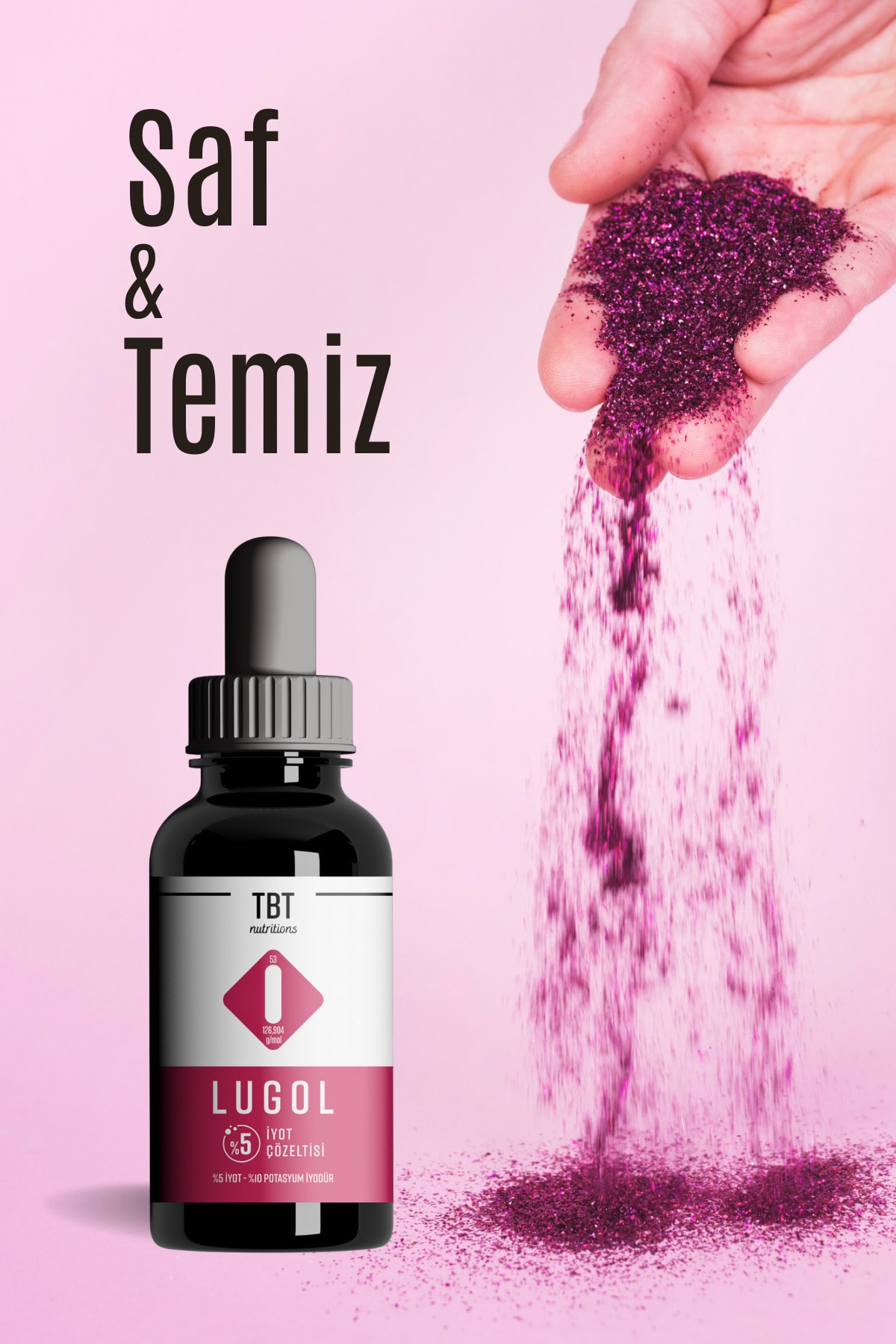 Tabitat Doğal Lugol %2 Iyot Solüsyonu | 30 Ml | Doğal, Glutensiz Ve ...