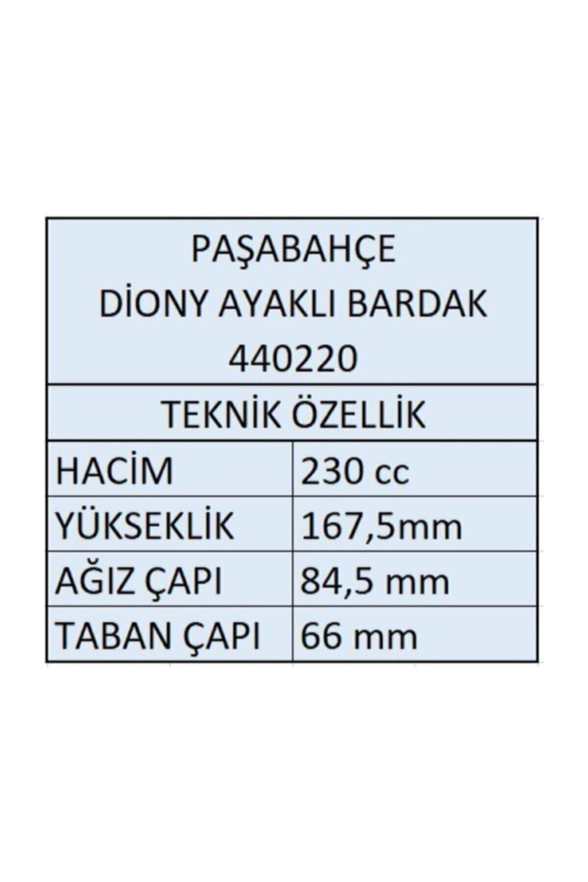 Paşabahçe Kadeh Ayaklı Bardak 440220 12'li 230 cc Mos-440220 - Fiyatı ...