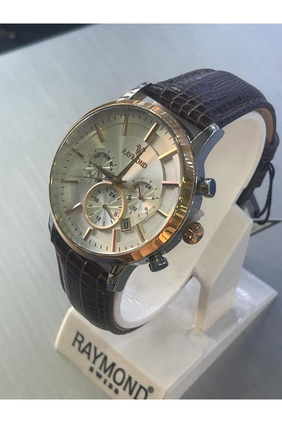 Raymond Timsah Desenli Deri Erkek Kol Saati Fiyatı, Yorumları - Trendyol