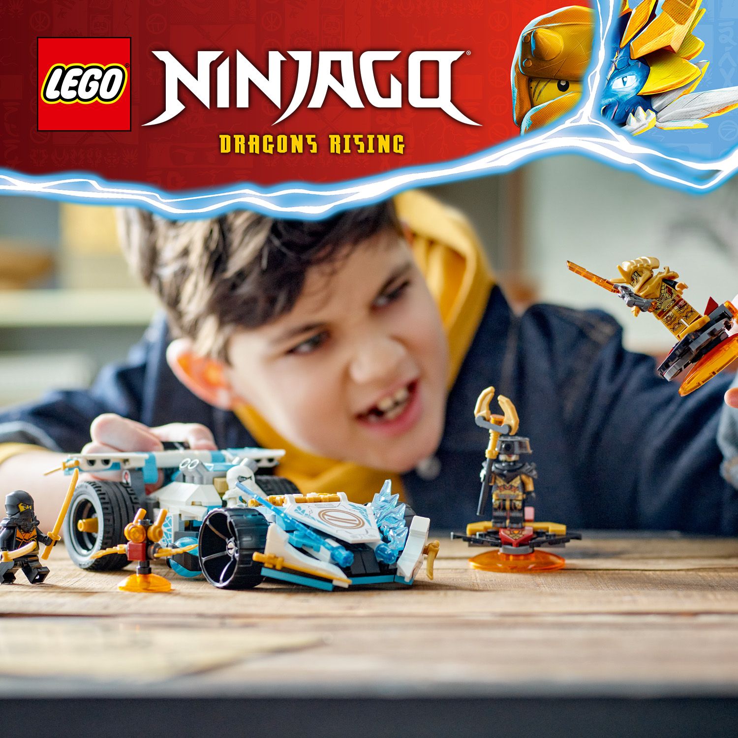 LEGO Ninjago Zane'in Ejderha Gücü Spinjitzu Yarış Arabası 71791 ...