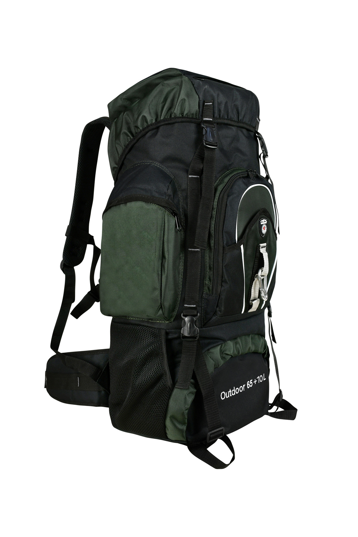 CAKARD 65+10 Mountaineer Backpack Black - Trendyol
