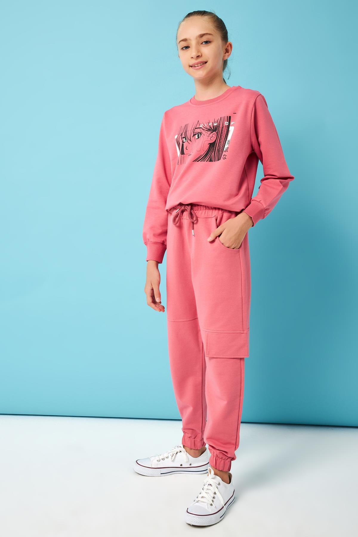 Perendi Cep Kapağı Detaylı Kız Çocuk Eşofman Altı Gül Kurusu Fiyatı ...