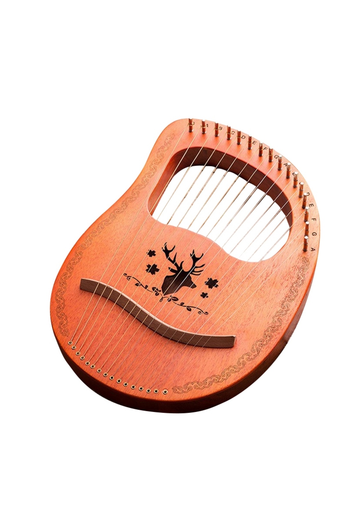 LEA MASİF MAUN AĞACI 16 TELLİ MİNİ ARP LİR SETİ(KILIF-AKORT ALYANI-PENA ...