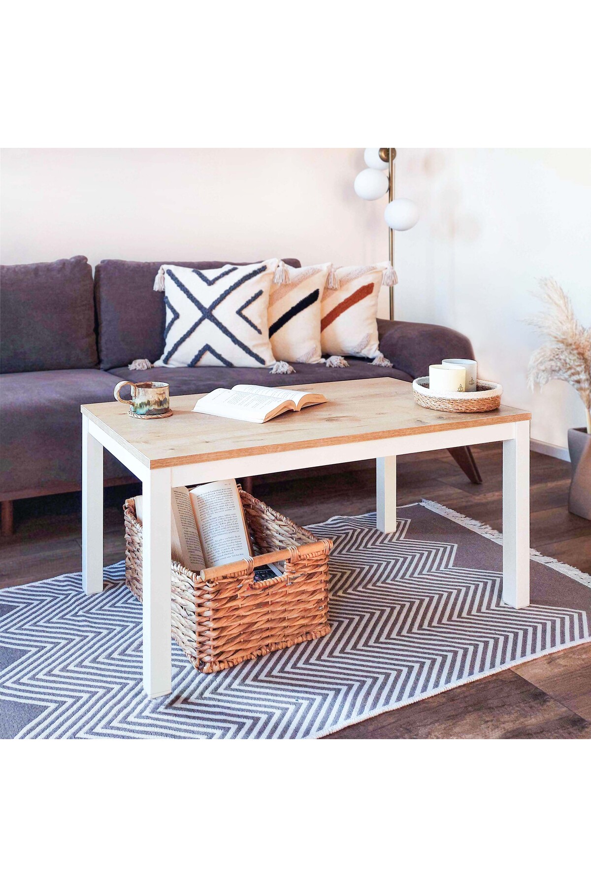 RUUMOD Hector 90 Orta Sehpa-BEYAZ-MEŞE - Fiyatı, Yorumları