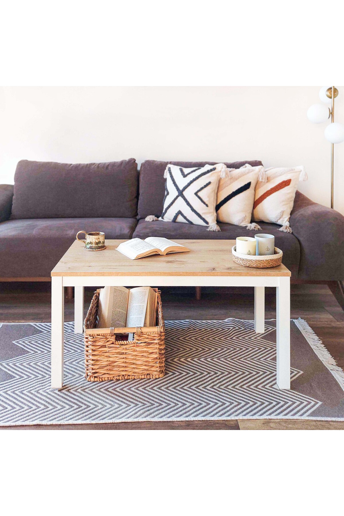 RUUMOD Hector 90 Orta Sehpa-BEYAZ-MEŞE - Fiyatı, Yorumları