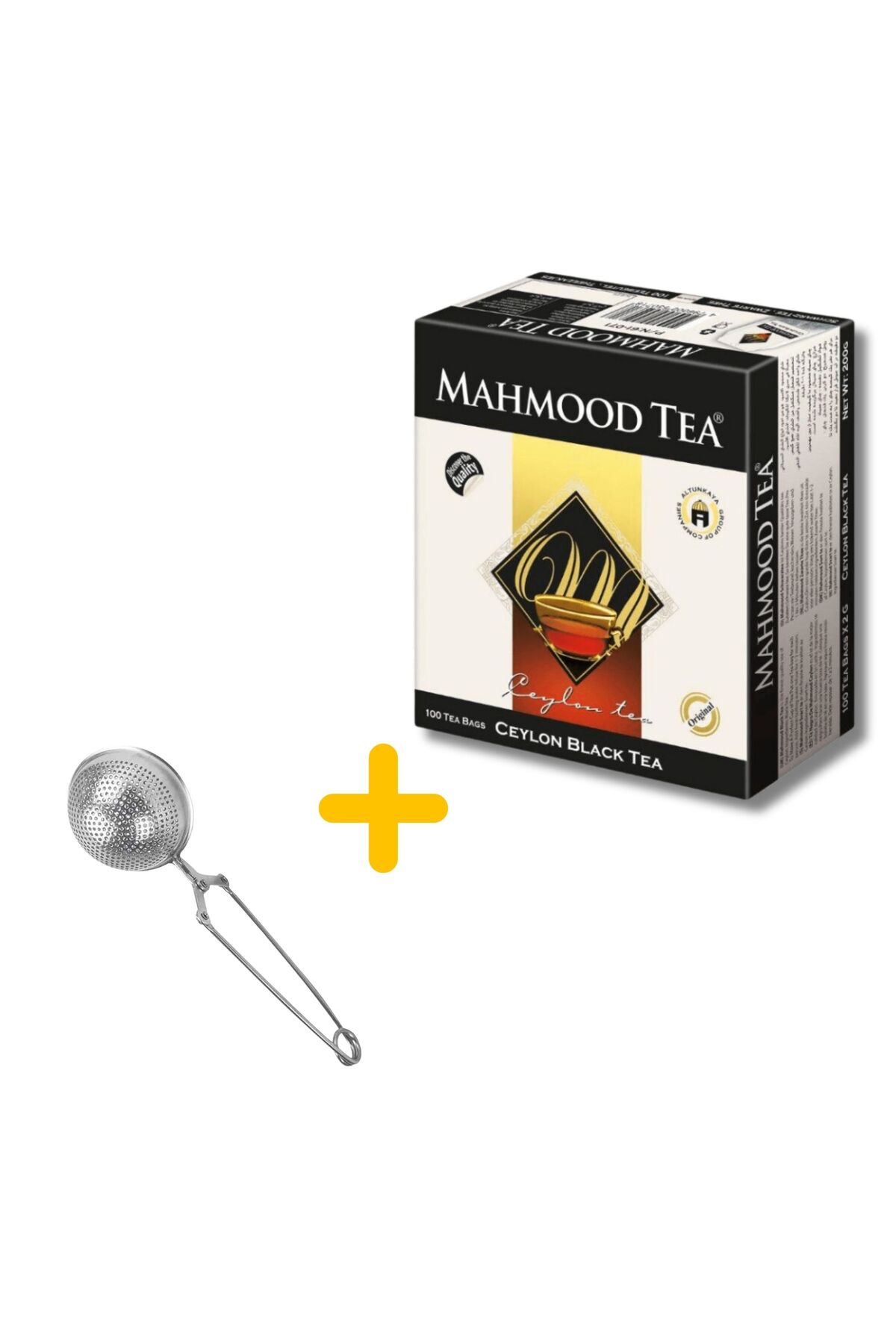 Mahmood Tea Seylan 100lü Bardak Poşet Çay ve Küre Tasarımlı Silver Çay ...