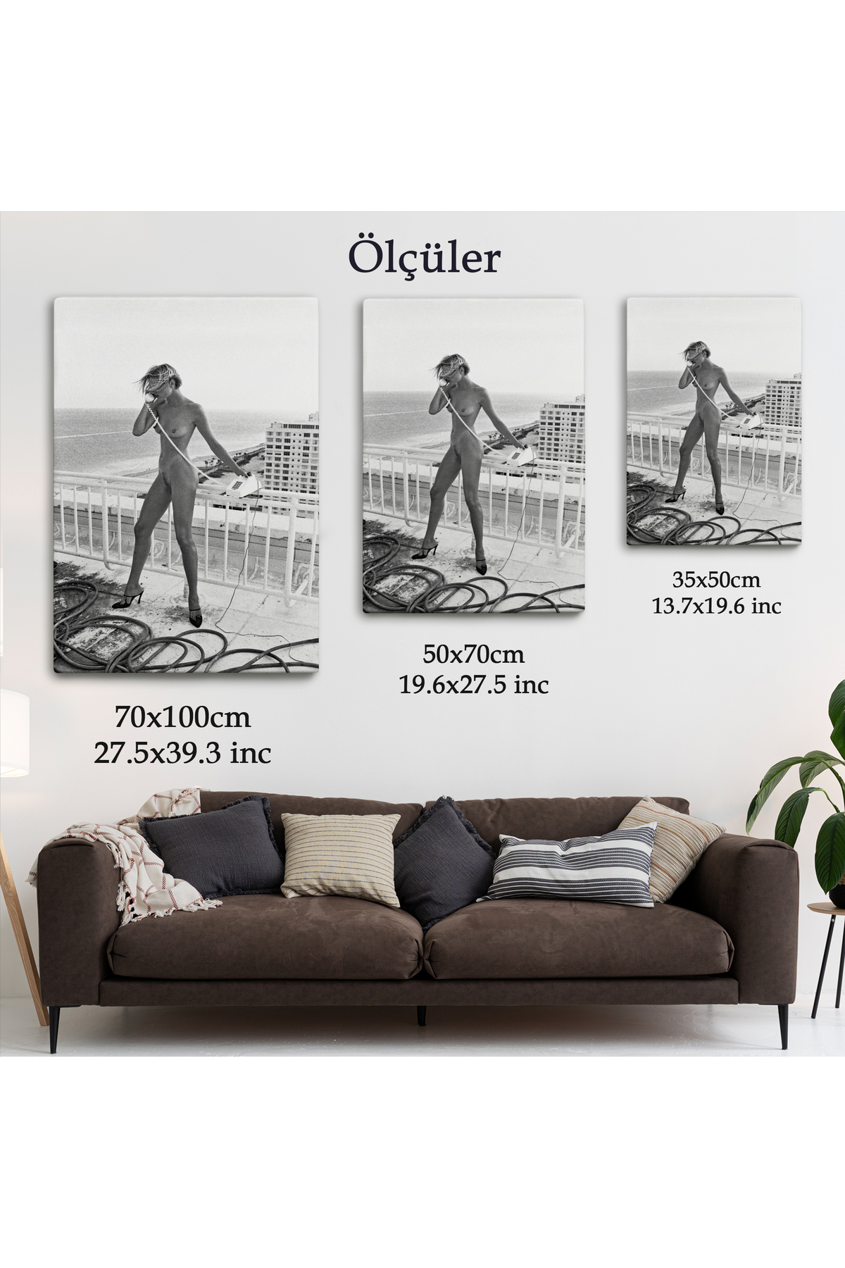 Harita Sepeti Helmut Newton, Telefonla Konuşan Çıplak Kadın, Celia ...