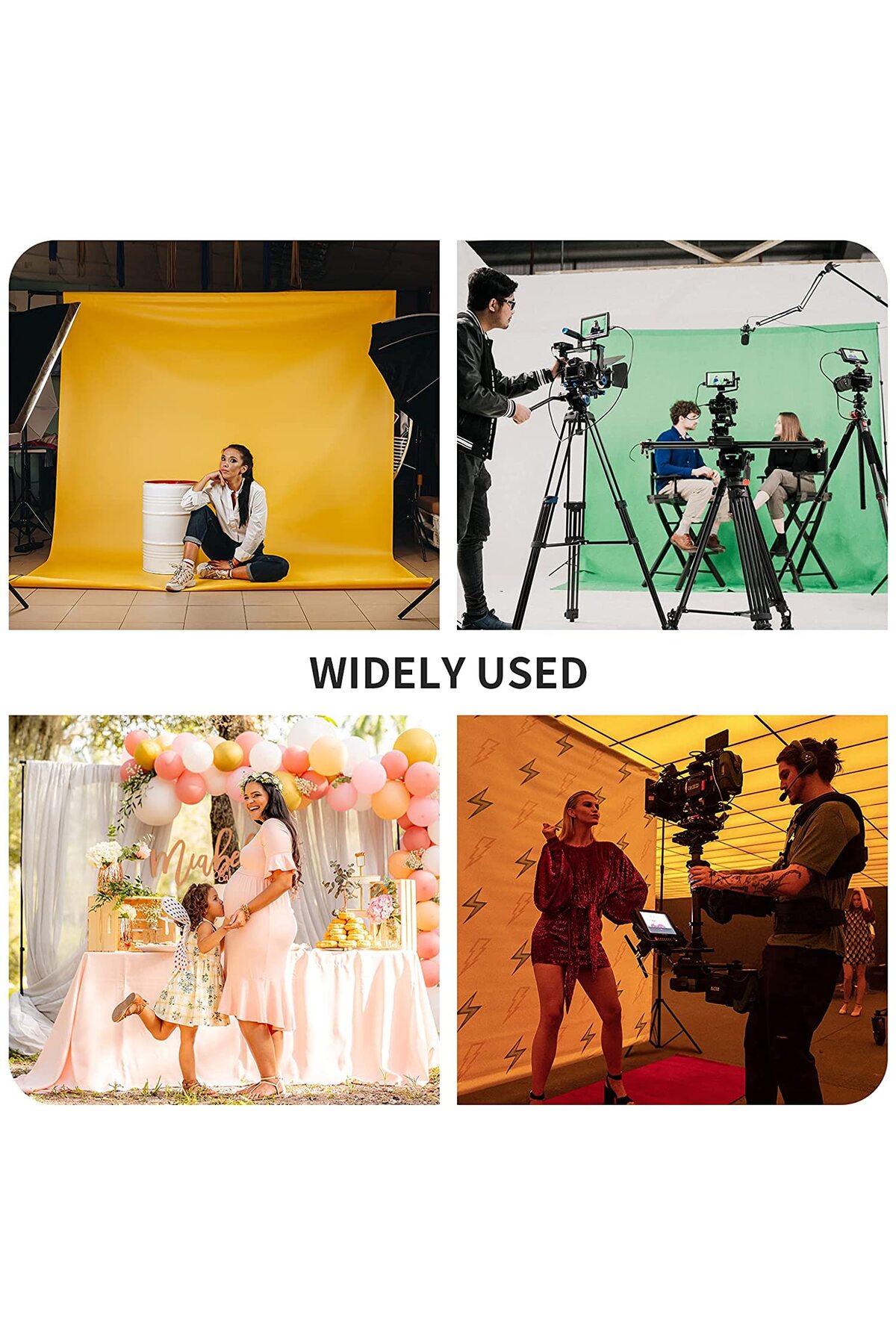 Genel Markalar 2x3 m fon perde standı, Backdrop Stand, Background Stand ...