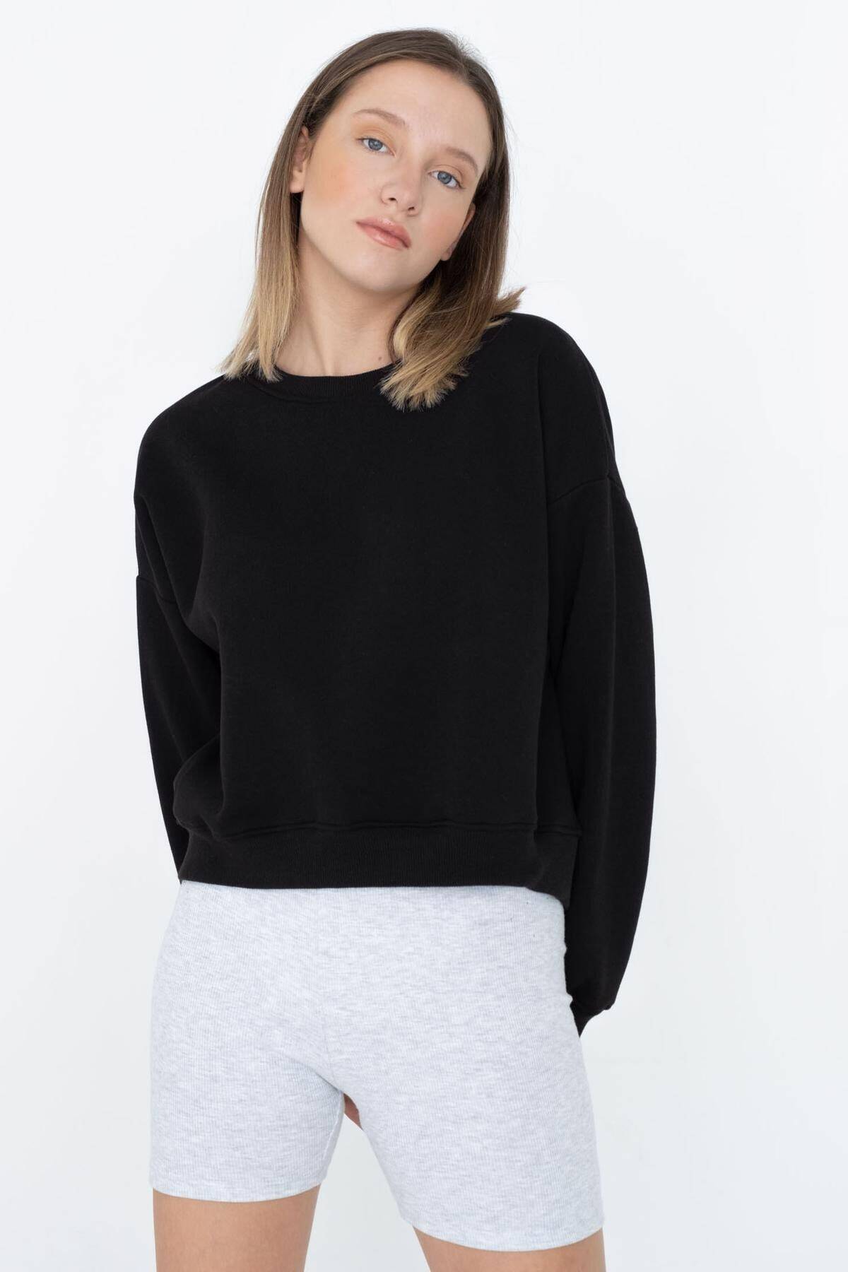 Addax Bisiklet Yaka Basic Sweatshirt S1012-asn75 Fiyatı, Yorumları - Trendyol