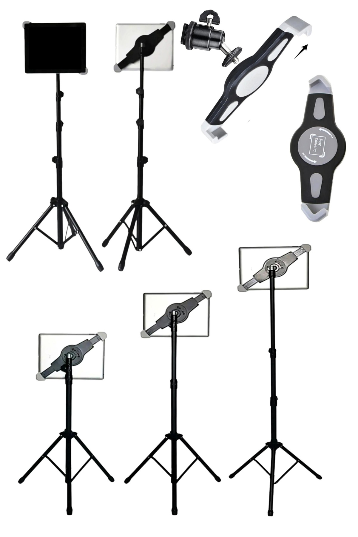 Kyrotech Ipad, Samsung Galaxy Uyumlu Tablet Tutucu 160 Cm Metal Ayaklı ...