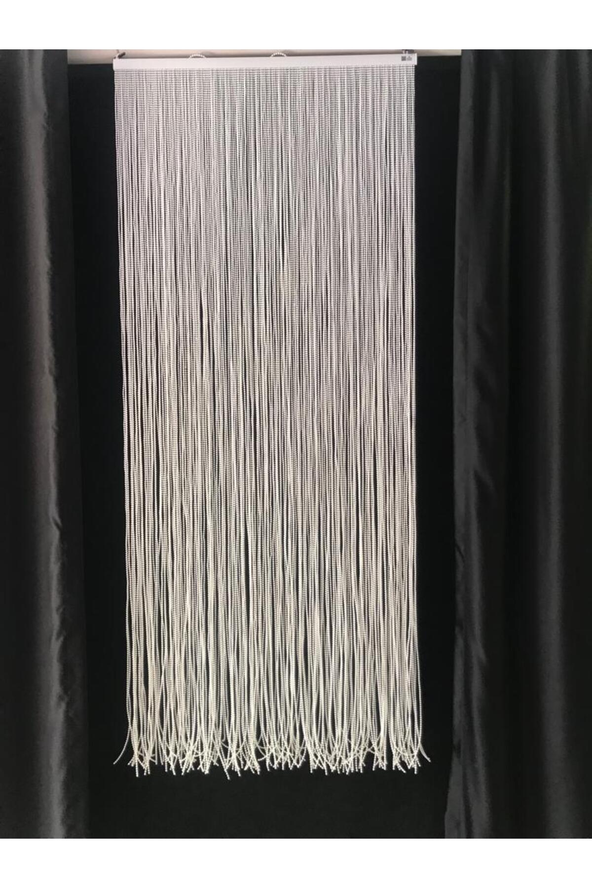 özdeğer home 100x210beyaz Sıfır Aralık Kapı Boncuk Perde Ahşap Kapı ...