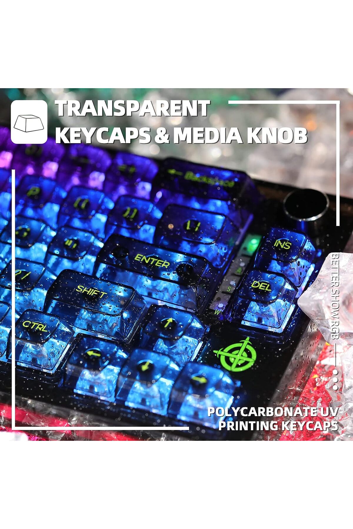 MAGIC REFINER MK31 %60 Şeffaf Mekanik Klavye Çift Taraflı RGB - Fiyatı ...