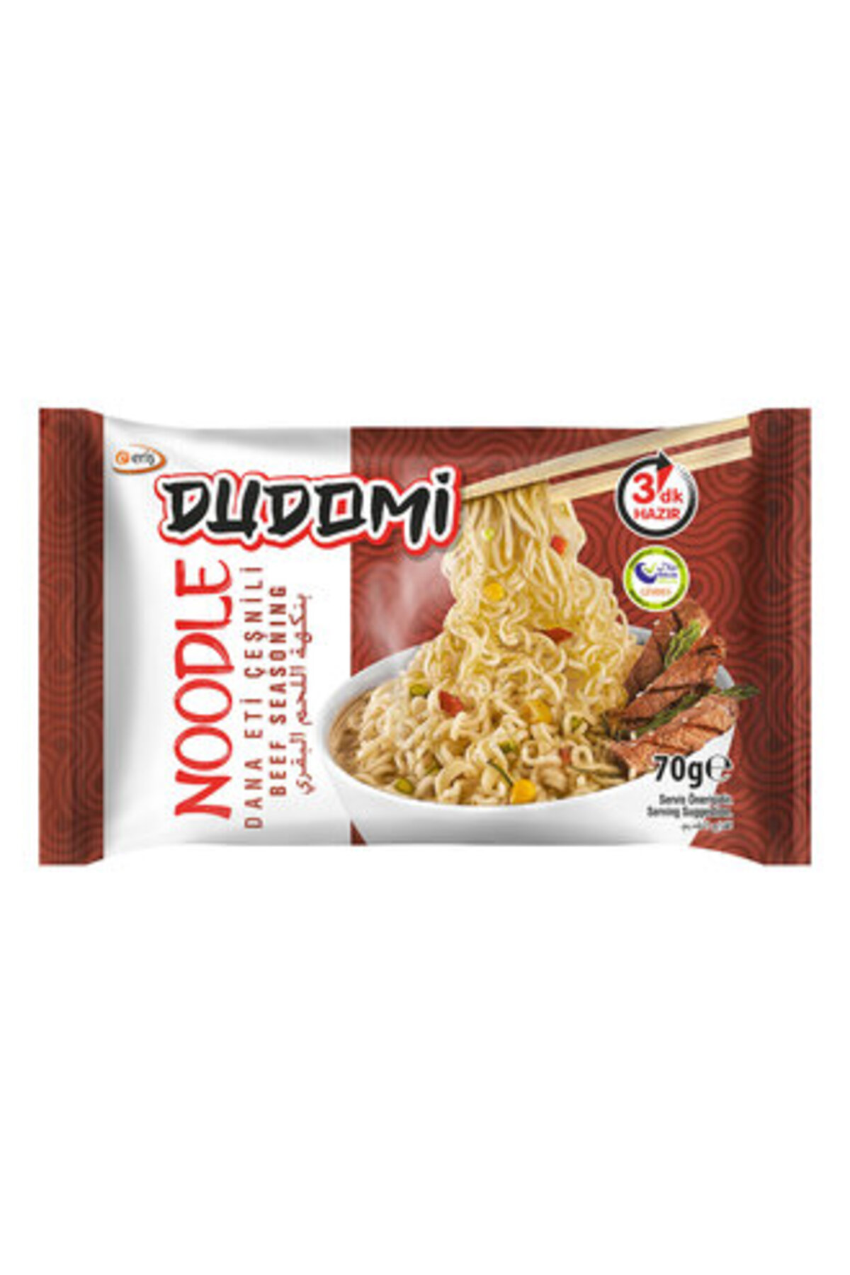 DUDOMİ Dudomi Dana Etli Noodle 70G Poşet ( 5 ADET ) - Fiyatı, Yorumları
