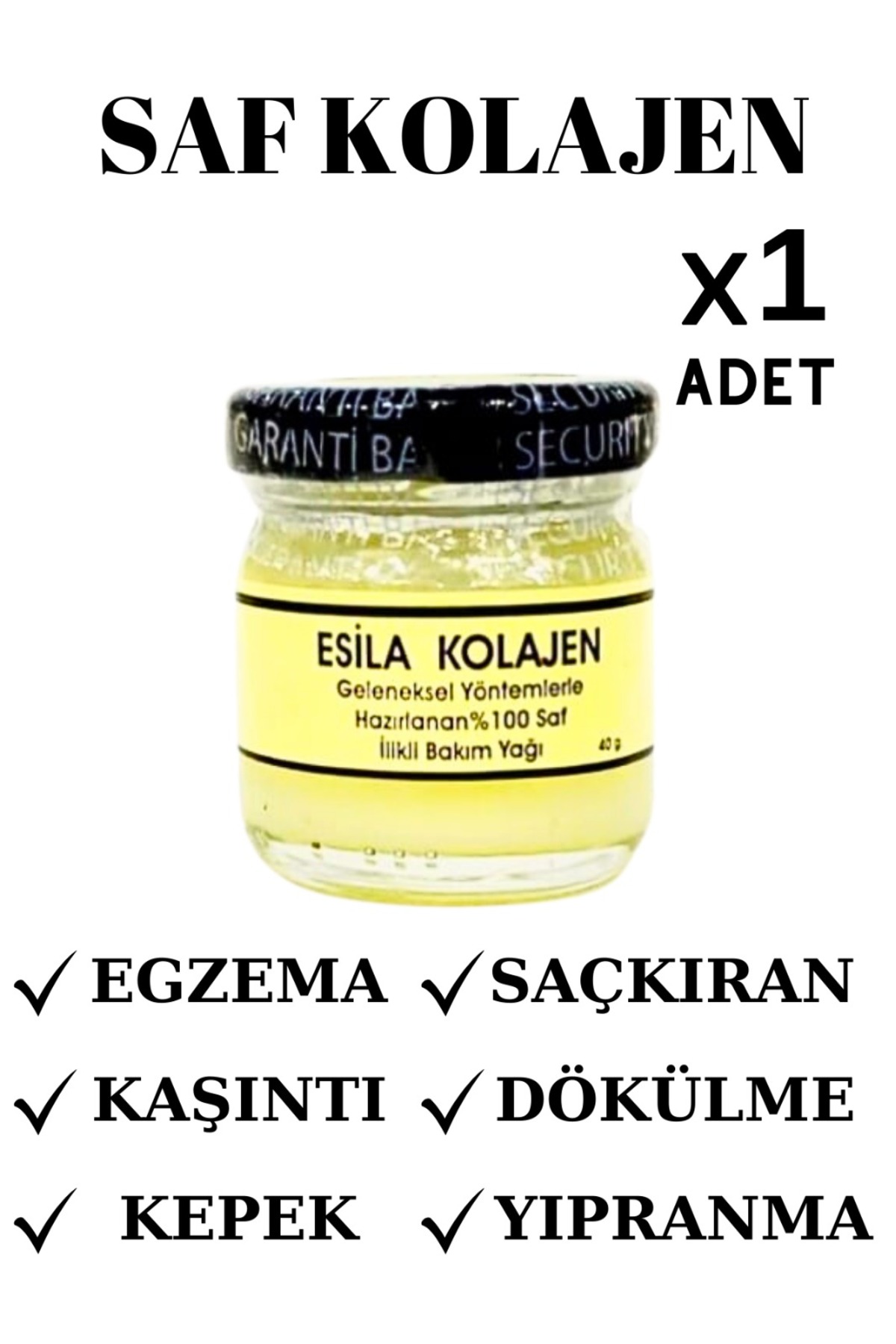 ESİLA KOLAJEN %100 Saf Ilik Yağı Bakımı - 1 Adet 40 Ml - Saç ...
