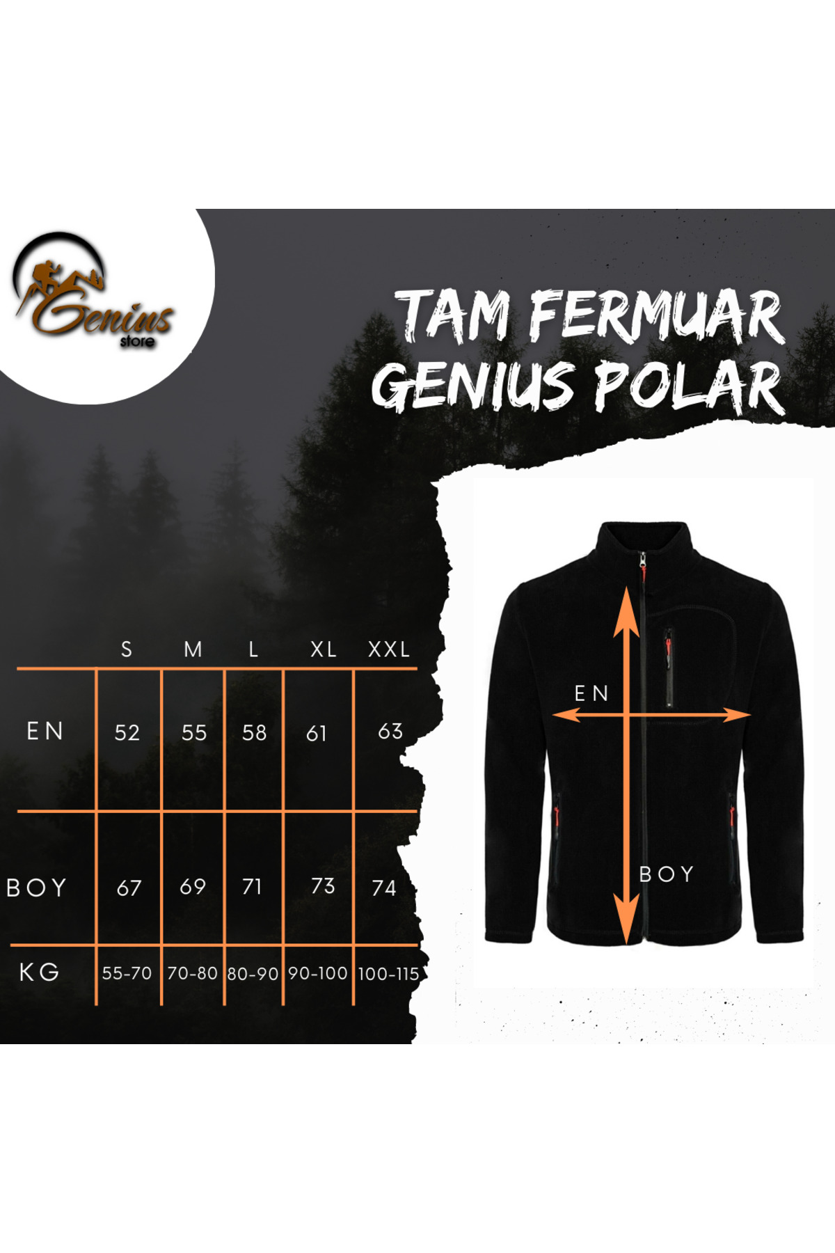 GENIUS STORE Store Kadın Polar Tam Fermuarlı Outdoor 3 Cepli Spor Polar Ceket Fiyatı, Yorumları ...
