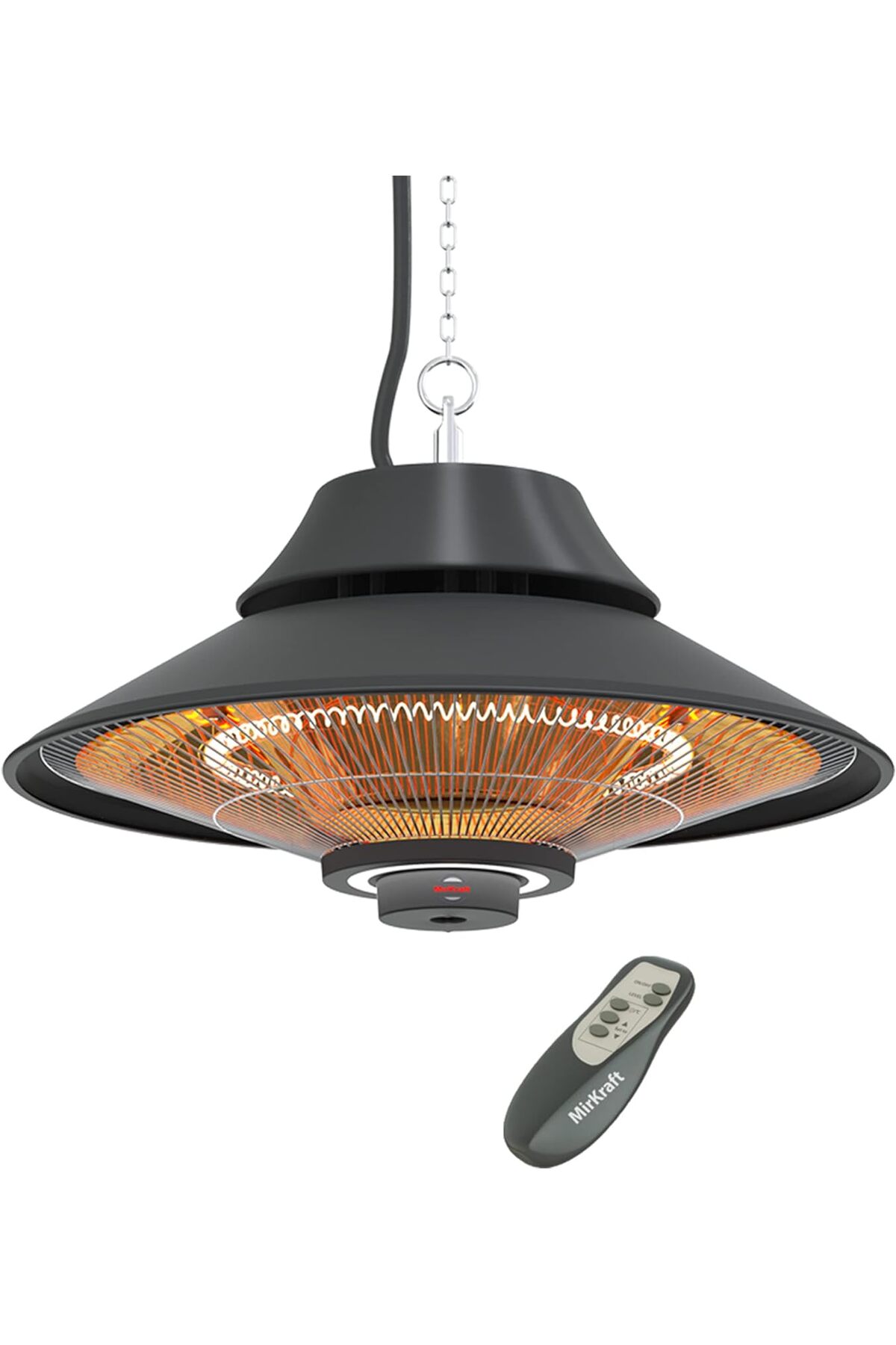 Mirkraft Elirg R.C. LED Işıklı Elektrikli Isıtıcı, 2000 W, Uzaktan ...