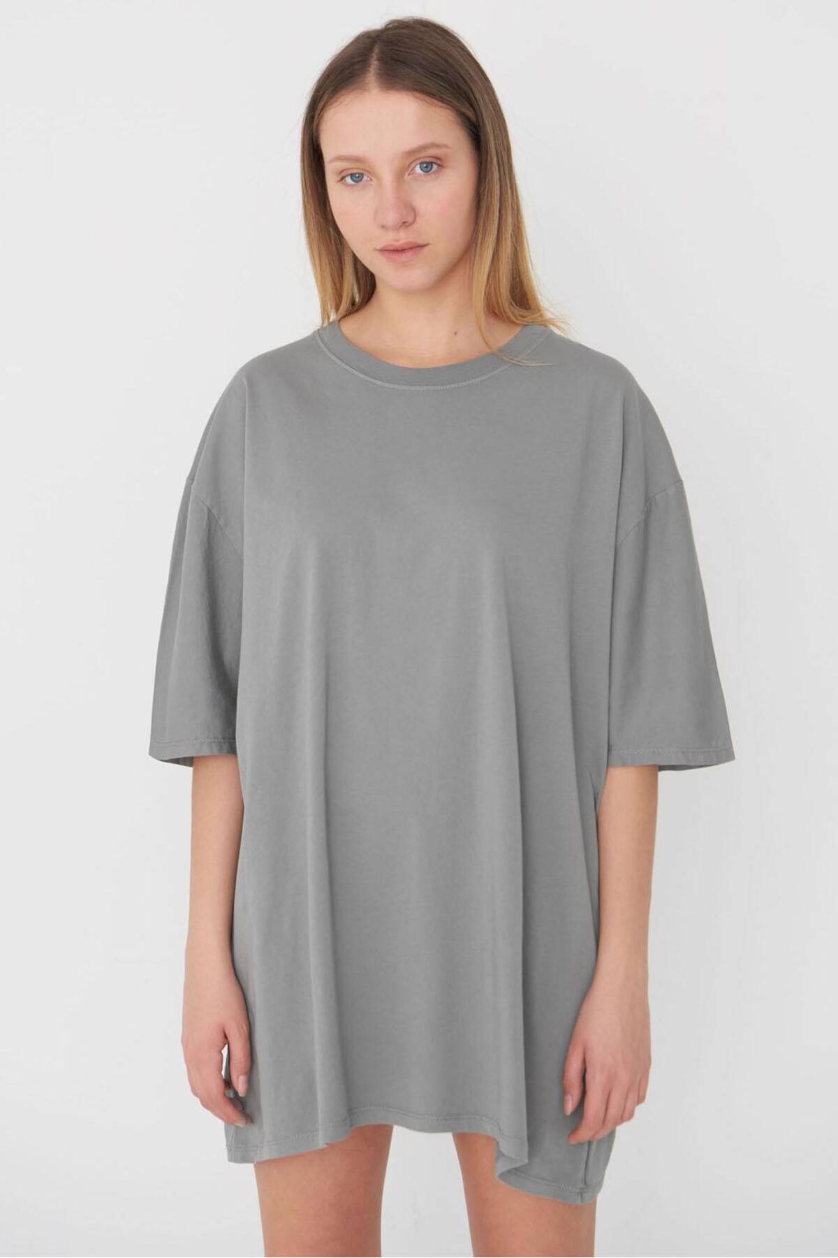 Addax Bisiklet Yaka Oversize Basic T-shirt P9536-asn75 Fiyatı, Yorumları - Trendyol