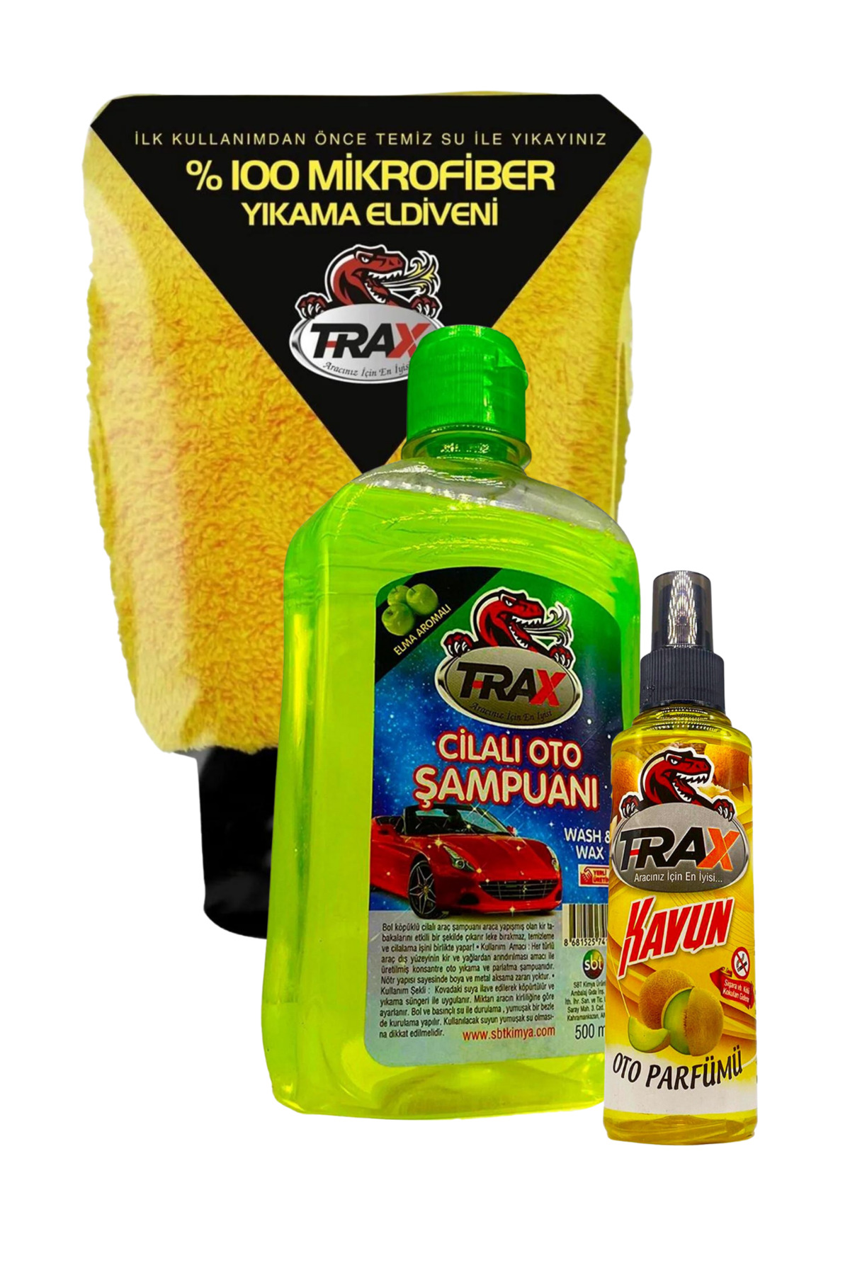 ARACINIZ İÇİN EN İYİSİ T-RAX 100%mikrofiber Yıkama Eldiveni&oto Cilalı ...
