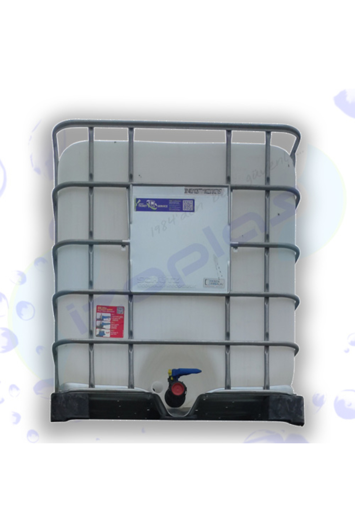 İZOPLAS 1 TON IBC TANK PLASTİK PALETLİ - Fiyatı, Yorumları