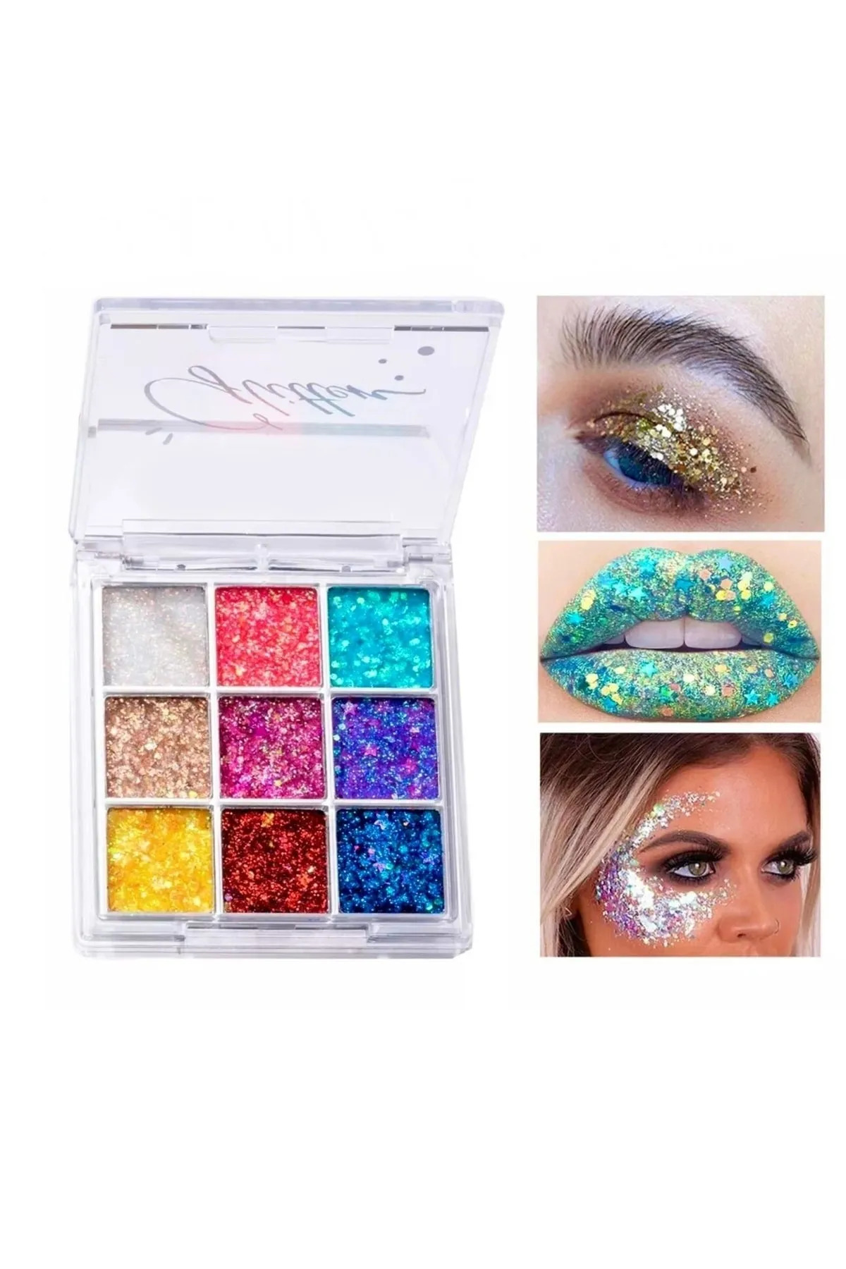 NİYENABEAUTY 9lu Glitterli Göz Farı Paleti Festival Renkler 03 Fiyatı ...