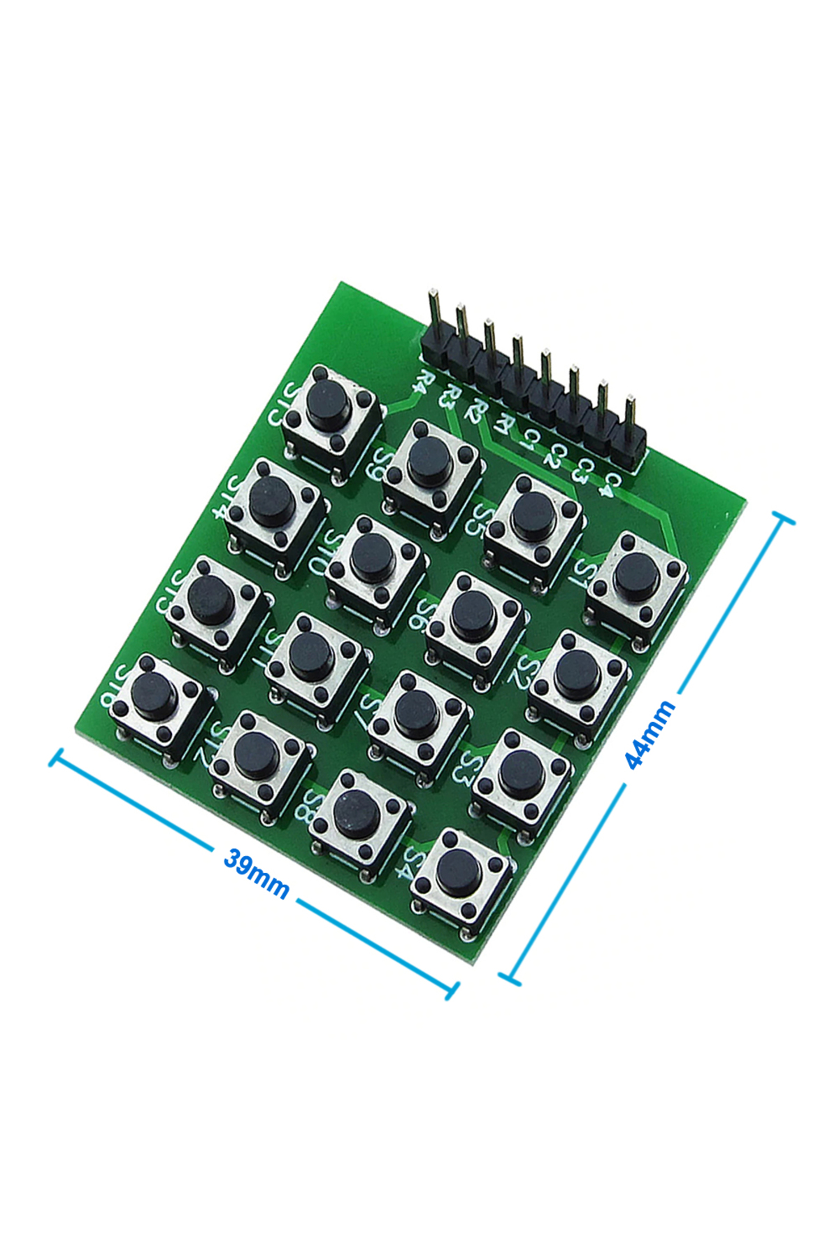 Genel Markalar 4 X 4 Matrix Keyboard Keypad 16 Buton Tuş Takımı ...