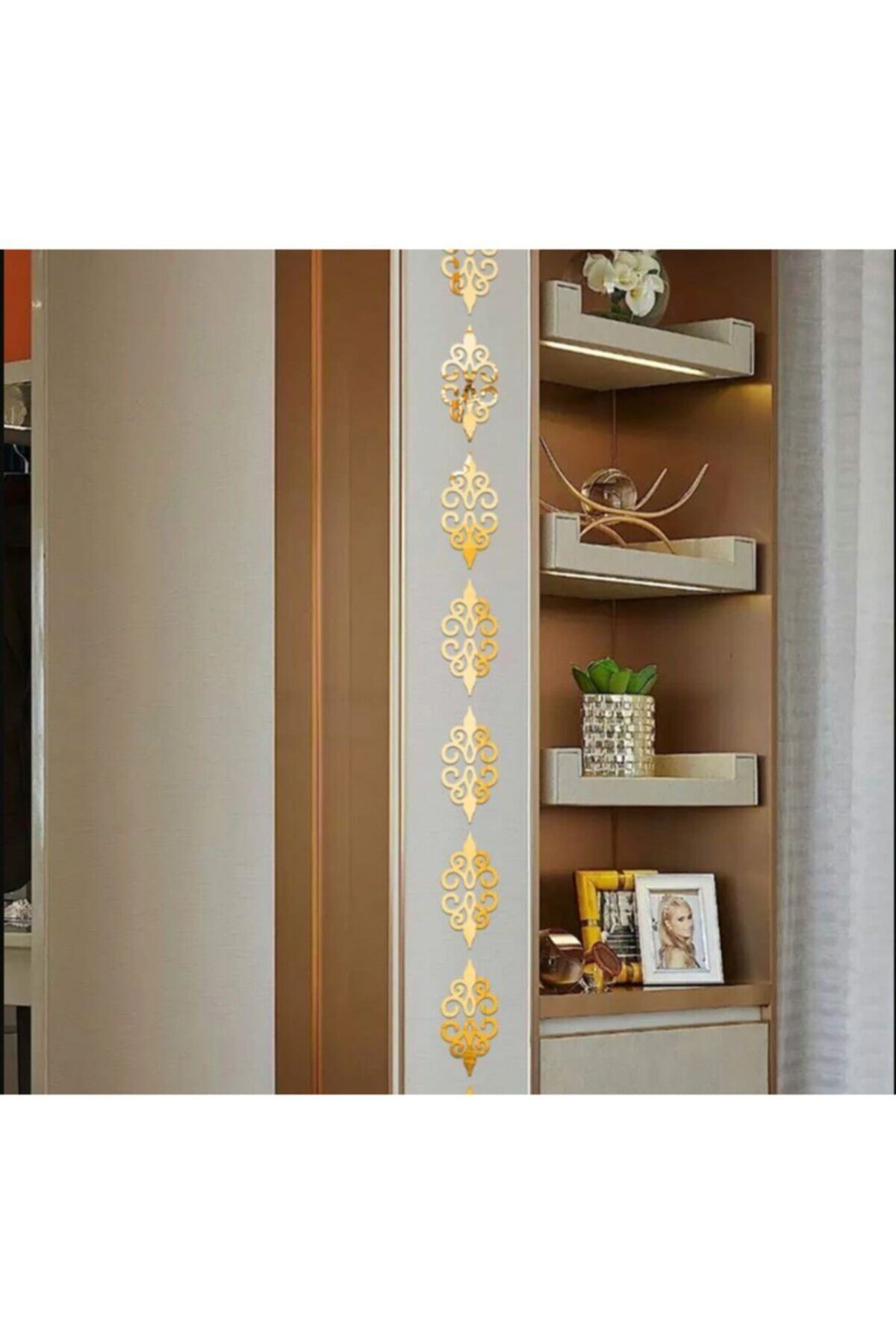 TechnoPrime Pleksi Ayna Dekor Gold Renk Duvar Dekor 20 Adet Adet Boyutu 15x15cm - Fiyatı, Yorumları