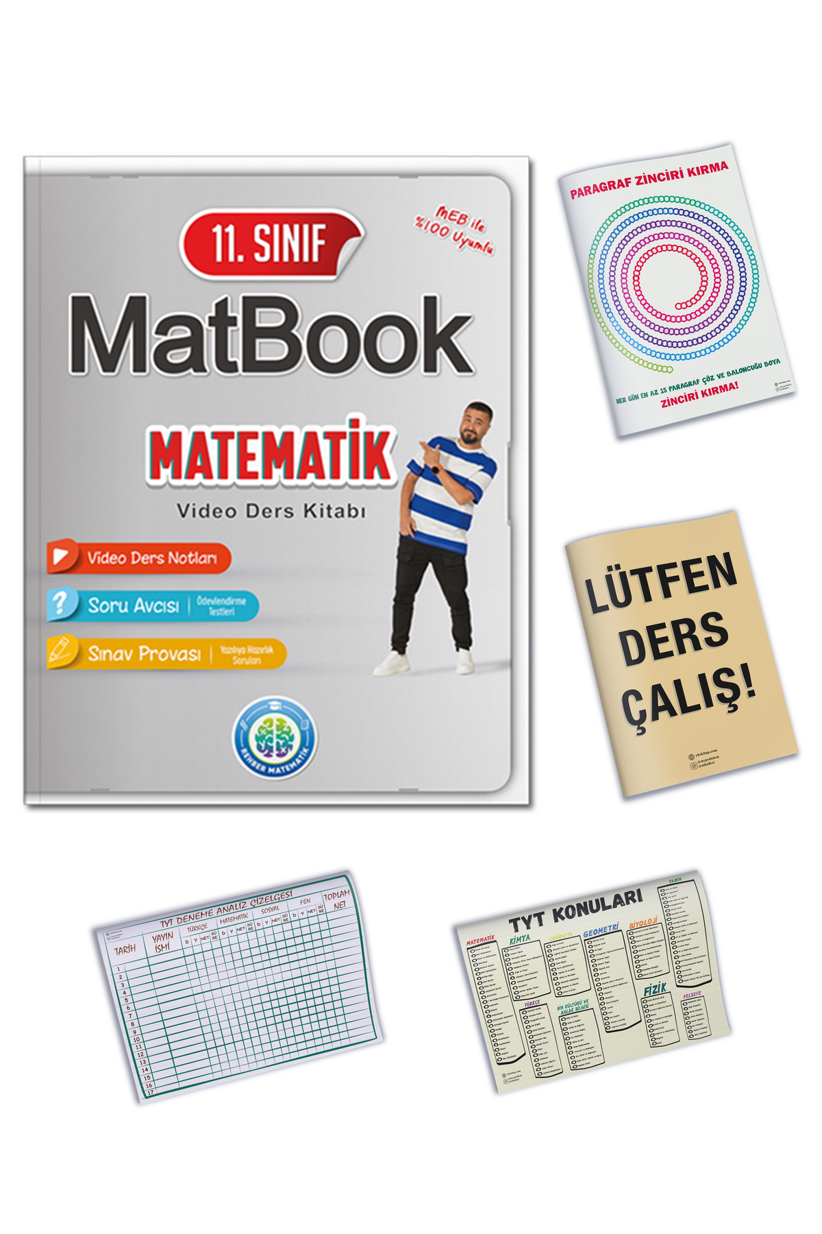 REHBER MATEMATİK YAYINLARI 11.Sınıf Matbook Video Ders Kitabı Fiyatı ...